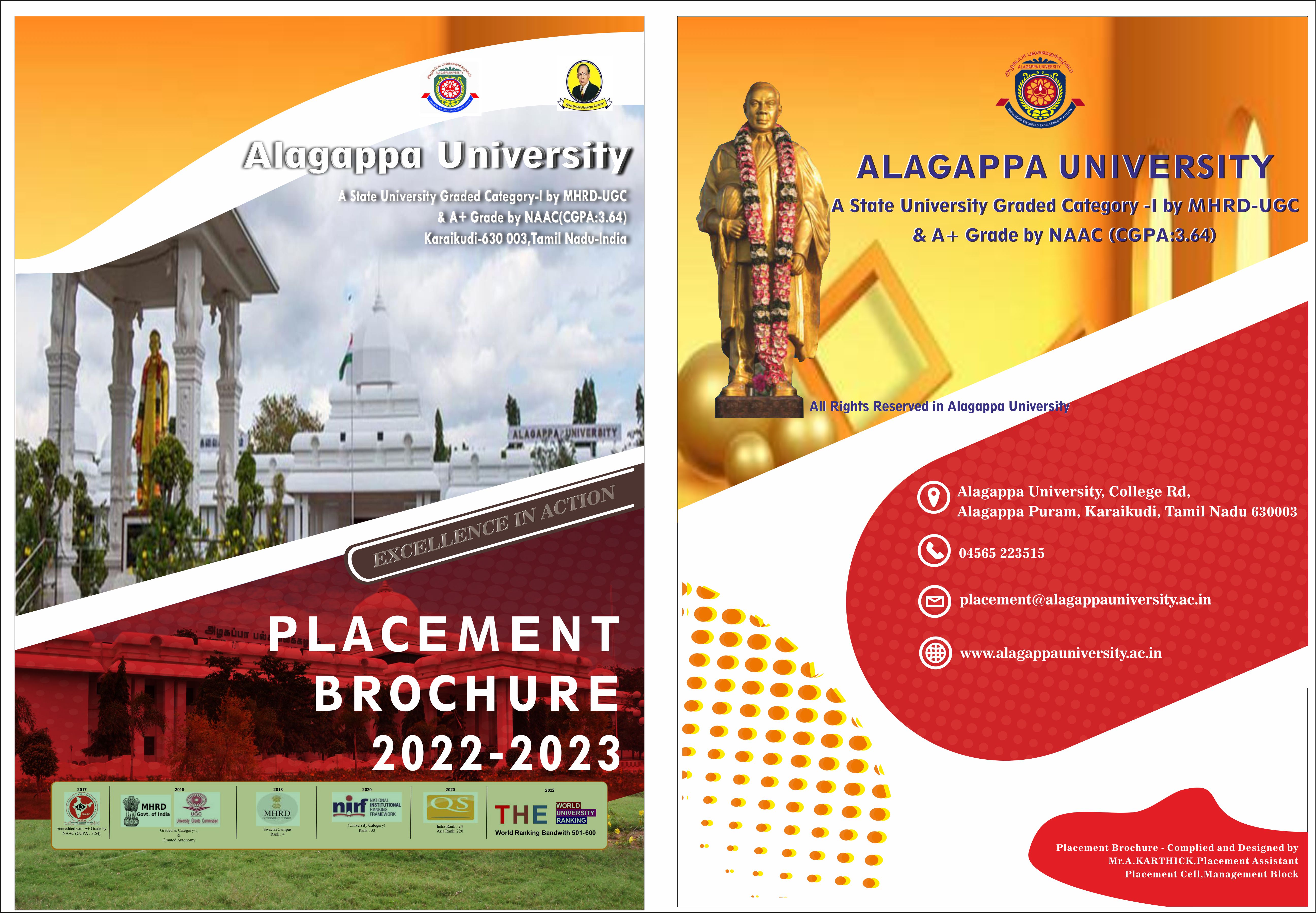 Official Website of Alagappa University - Karaikudi, Tamilnadu, India